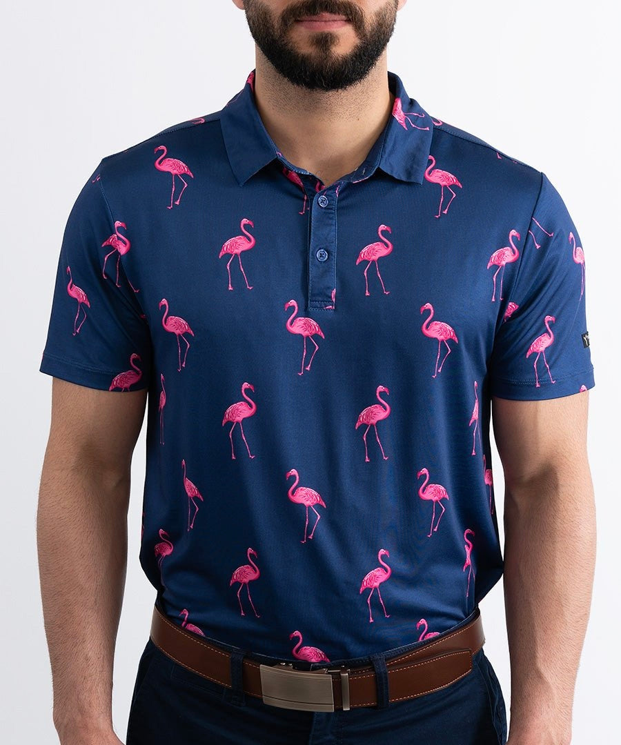 Flamingo Golf Polo - Classy Mingo. Seriously Great Polos. Only $39.95. – Yatta Golf