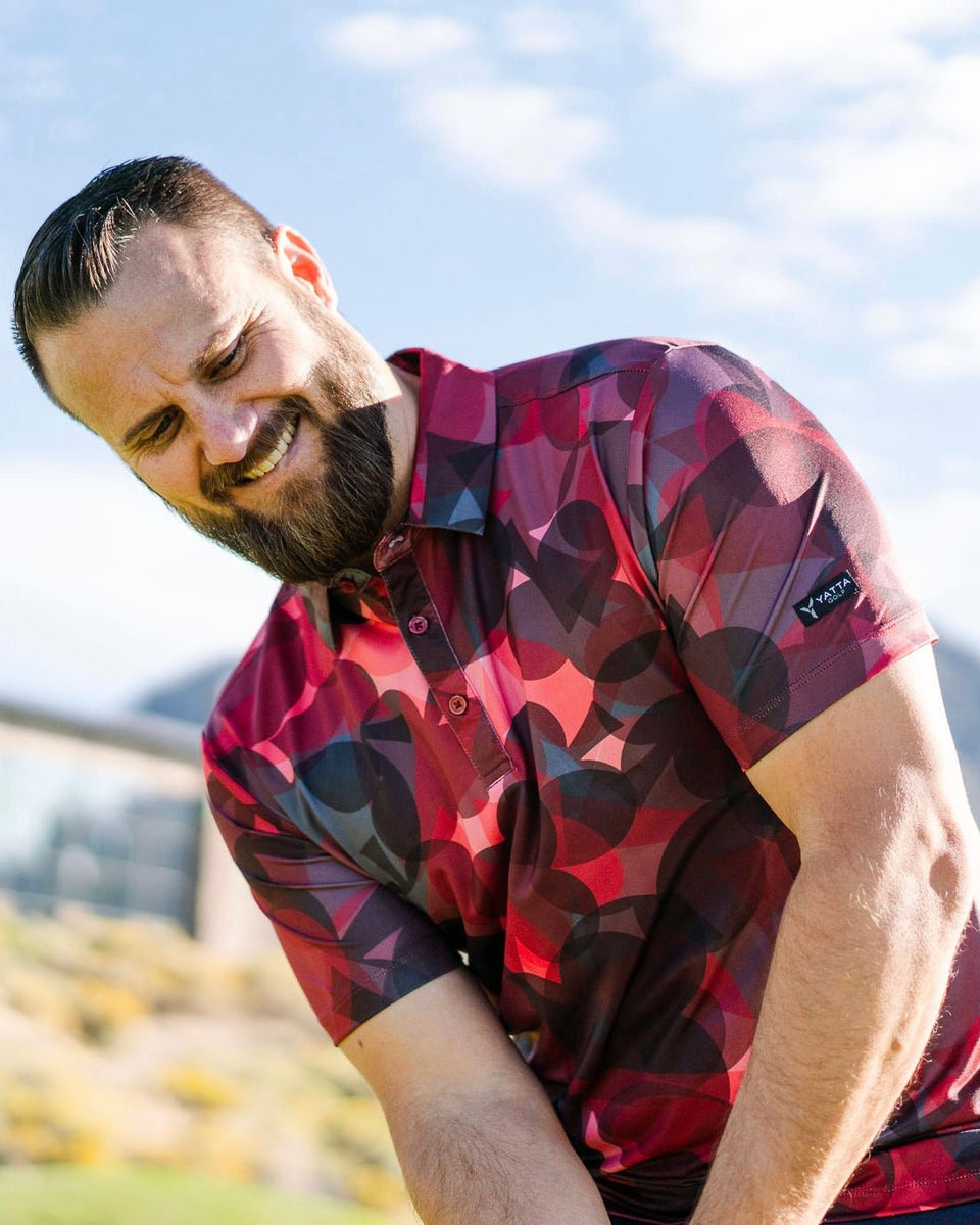 Red Golf Shirt - Ace. Seriously Fantastic Polos. Only $39.95. – Yatta Golf