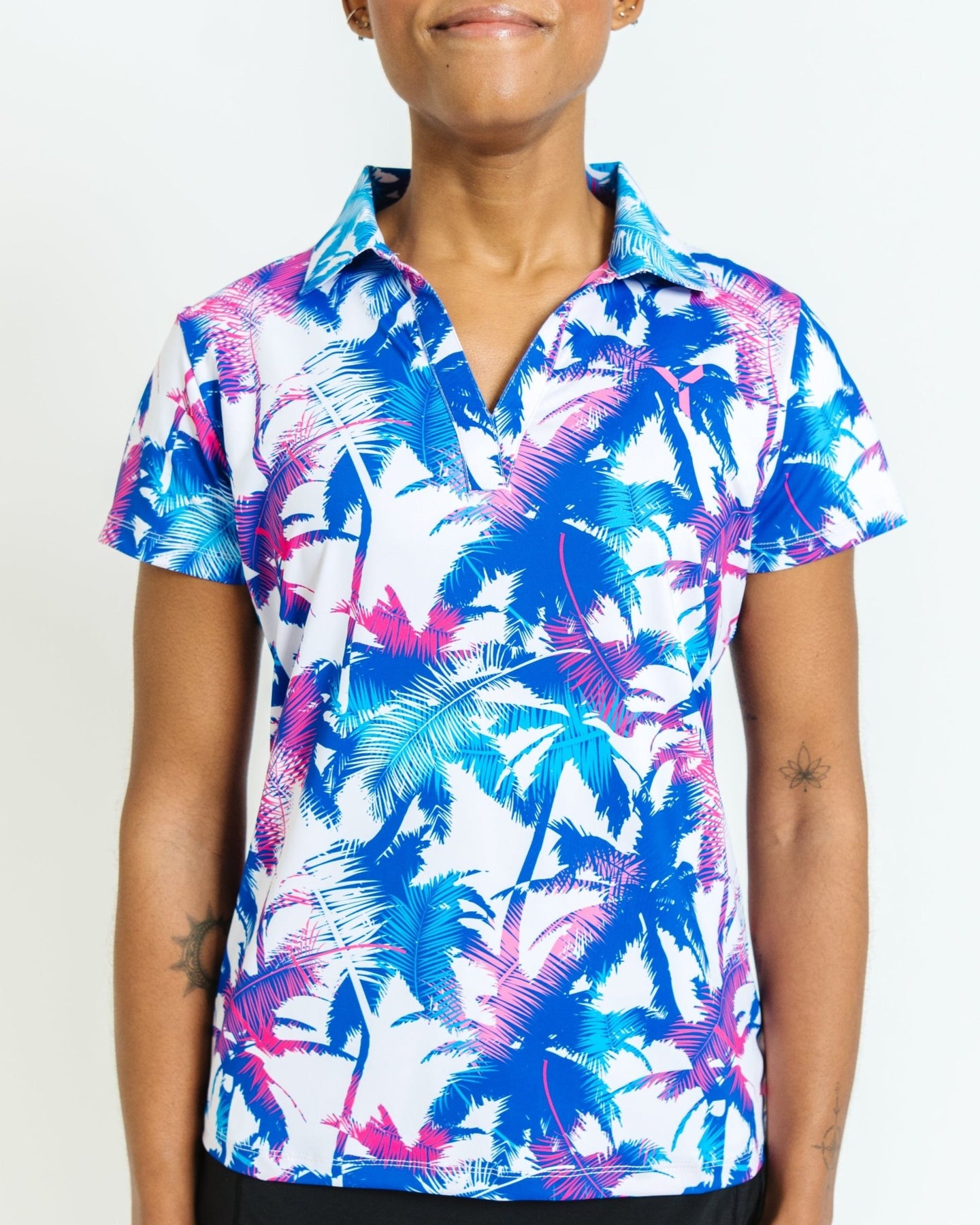 Azure Women's Golf Polo | $39.95 | By Yatta – Yatta Golf
