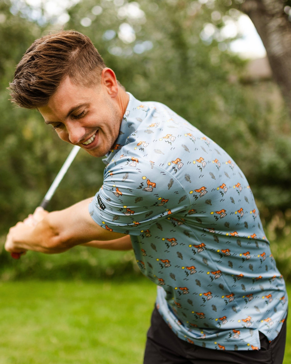 Coyote Golf Shirt - Clever Coyote. Seriously Great Polos. Only $39.95 ...